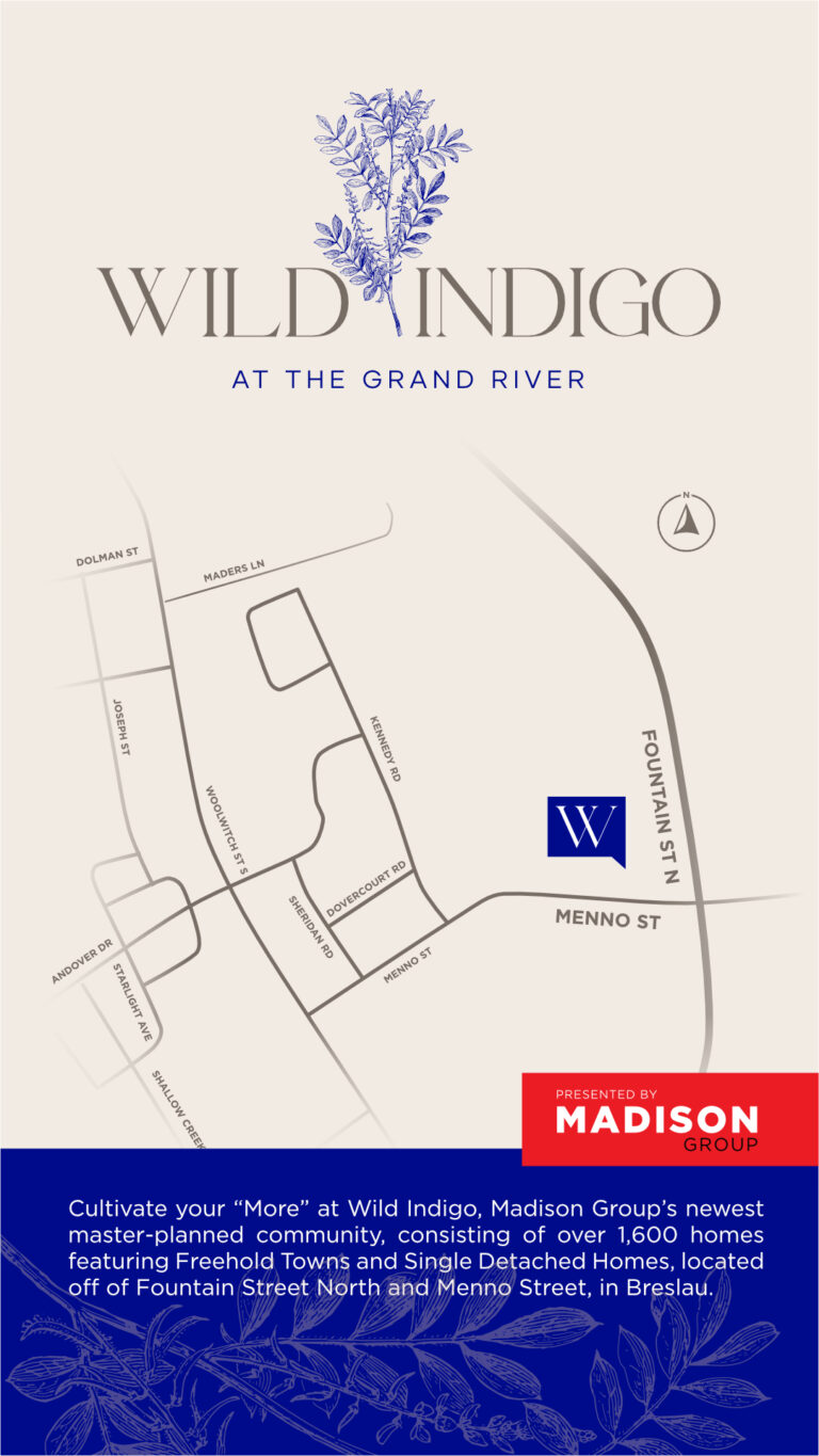 Wild Indigo Homes Breslau | Pricing & Floor Plans | Madison Group